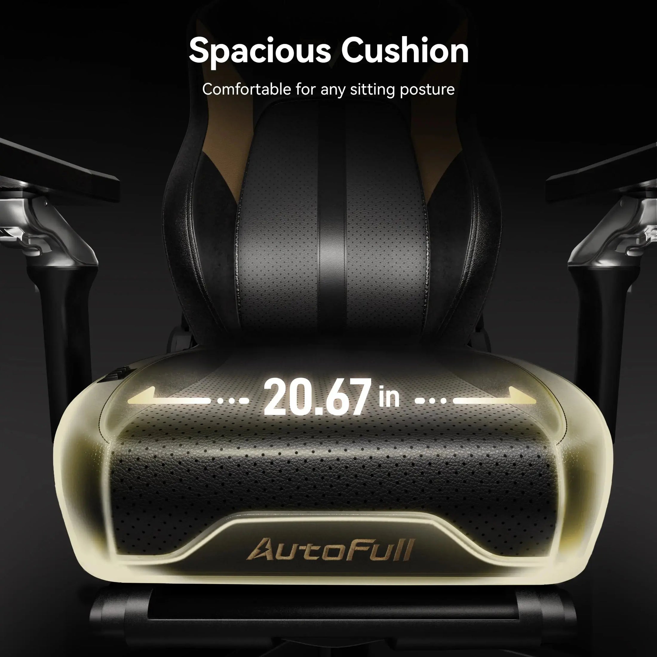 Ultra Black Gaming Chair with Massage - Buy Now at AutoFull US